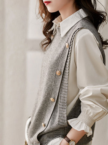 Edwina French Style Stitching Dress – Smile just love